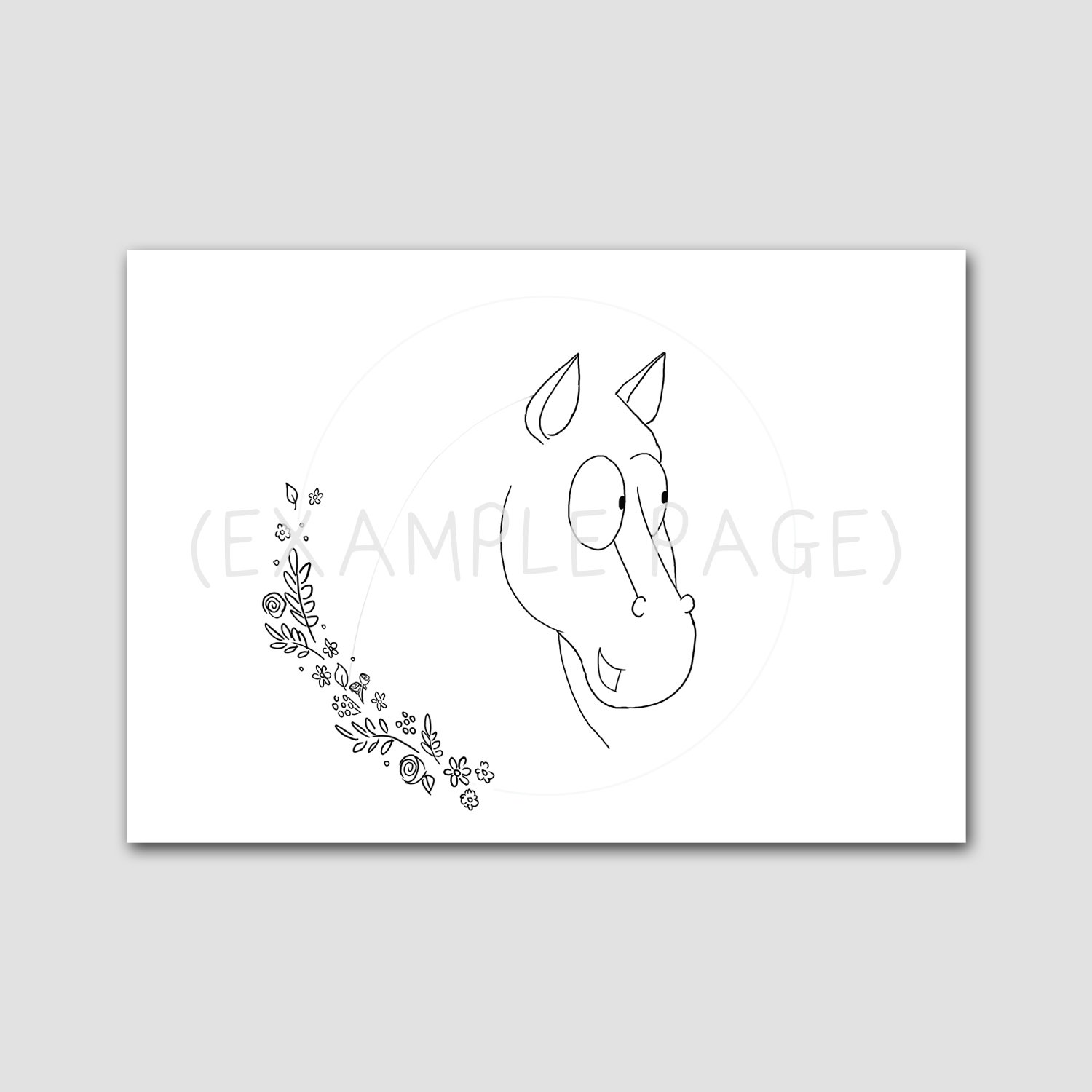Horse Activity Book - Emily Cole Illustrations